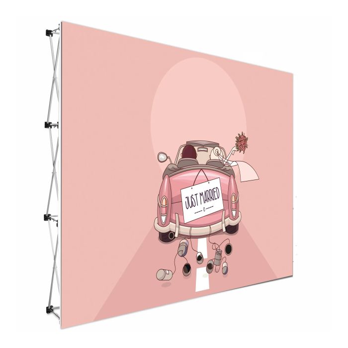 Comprar Photocall boda con estructura de aluminio urgente