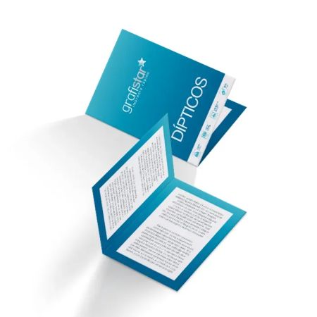 Imprimir DÍPTICOS Baratos Personalizados en 24 horas